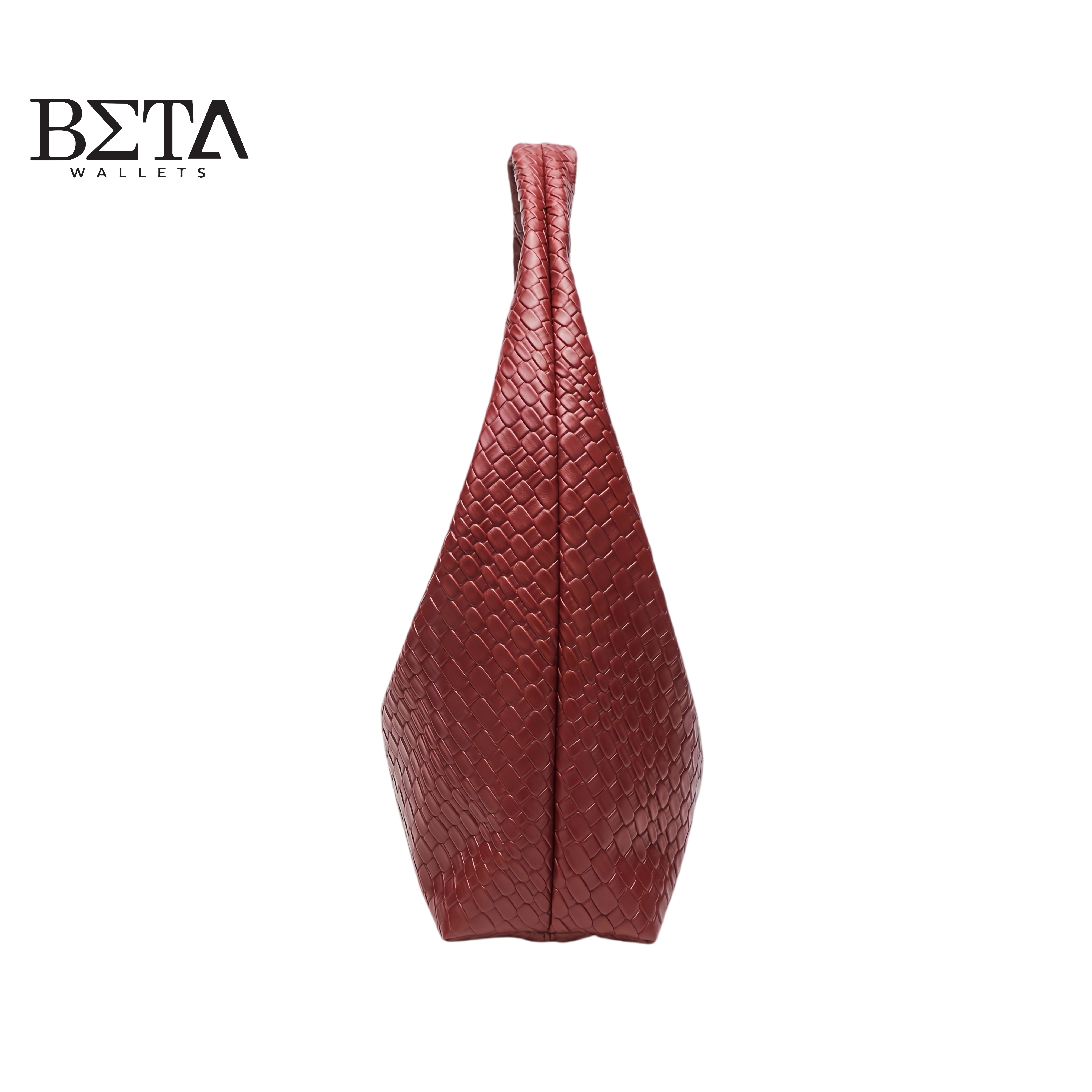 BETA PU Leather Women's Soft Armpit Bag Hobo Handbag Woven Pattern ...