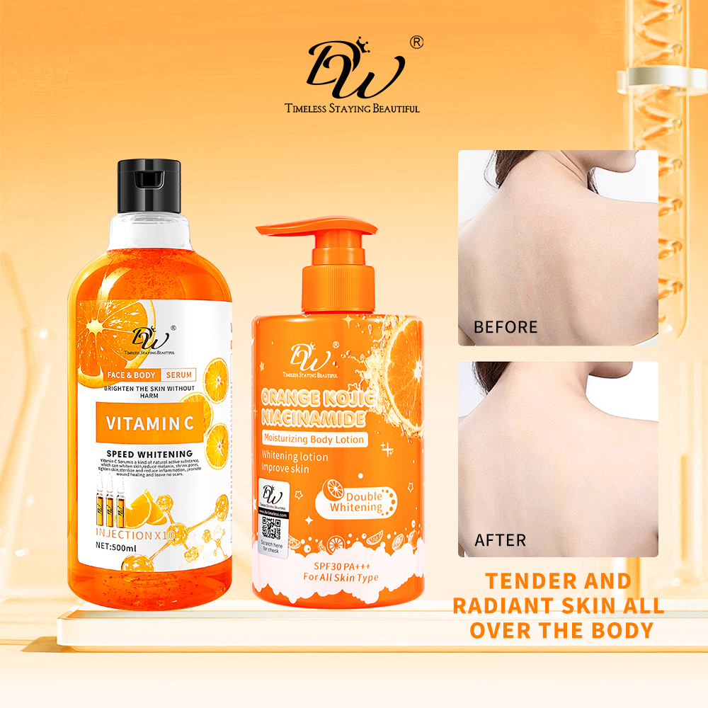 DW Body Moisturizing Whitening Lotion 300ml + DW Face & Body Speed ...