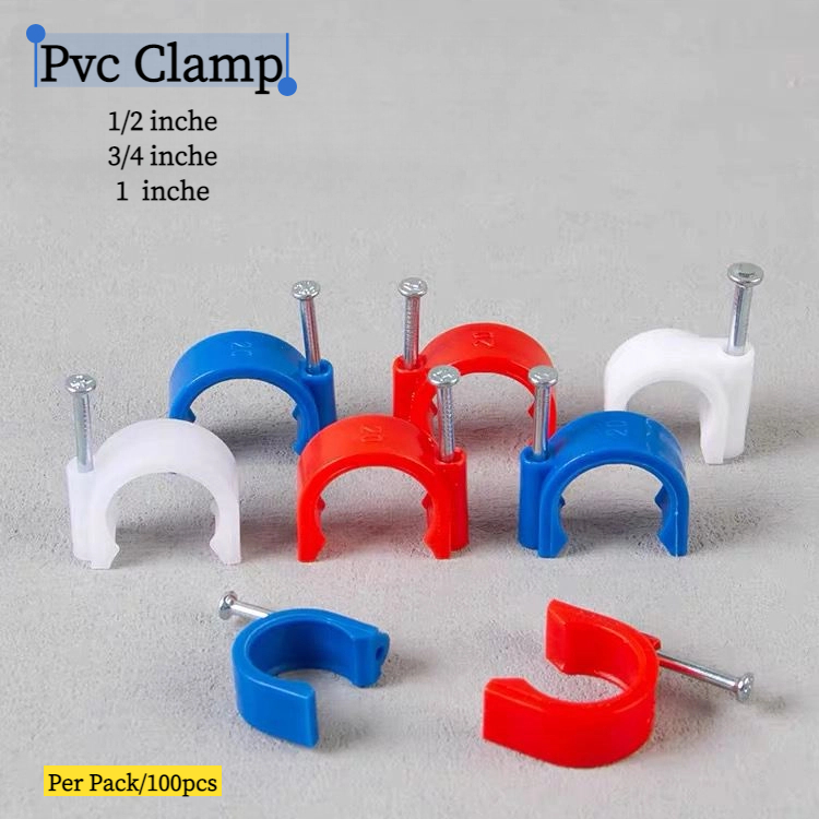 Heavy Duty Pvc Clamp Orange And Blue / Pipe Clamp /Pipe Clip /Hose 1/2 ...