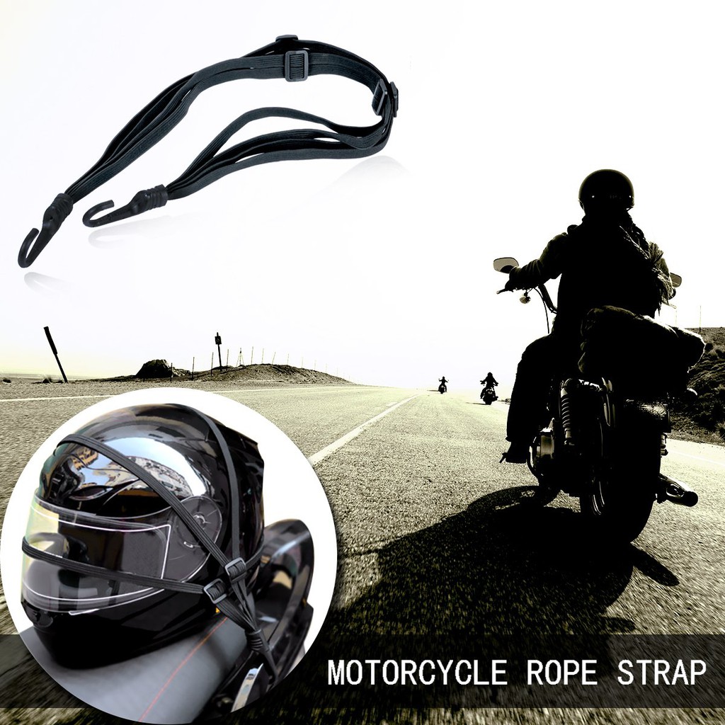 Motorcycles Strength Retractable Helmet Luggage Elastic Rope Strap with ...