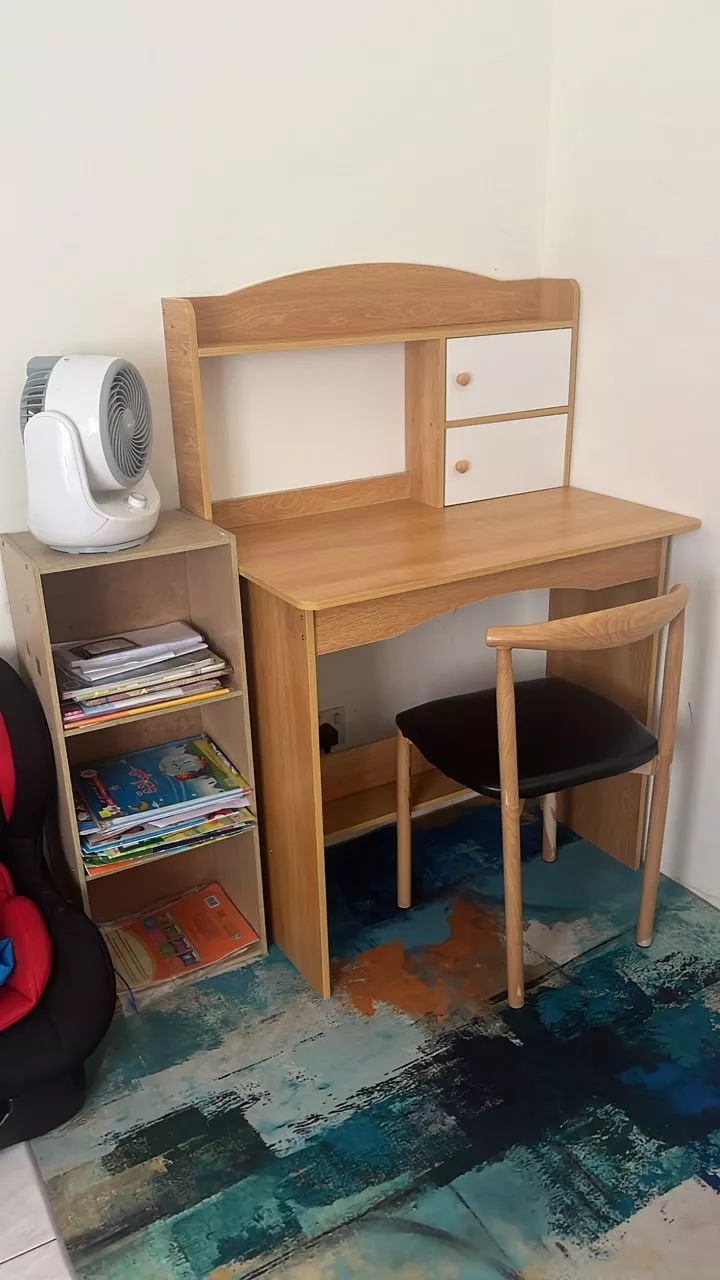 Study Table With Drawer Computer desk desktop home desk bookcase ...