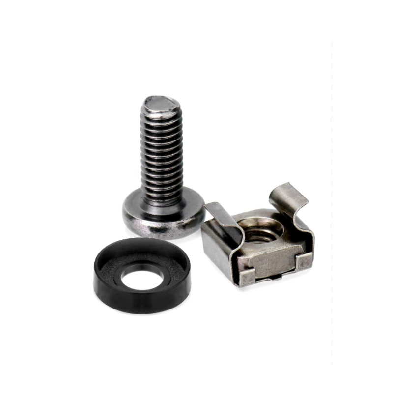 M6 x 16mm Cage Nuts with Screws 30pcs/set for Server Rack Cabinet ...