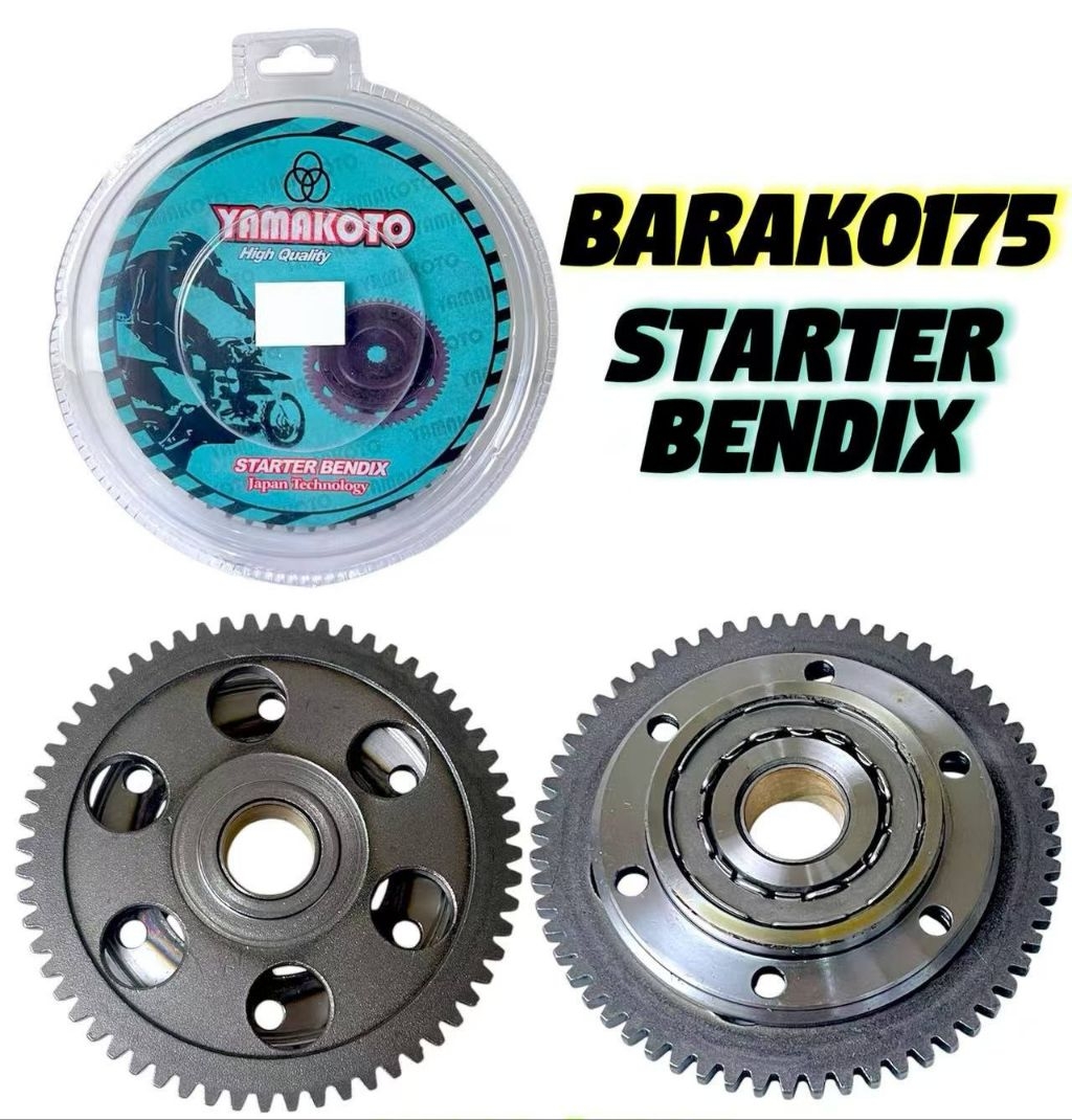starter bendix drive gear assy skydrive raider 150 fury barako | Shopee ...