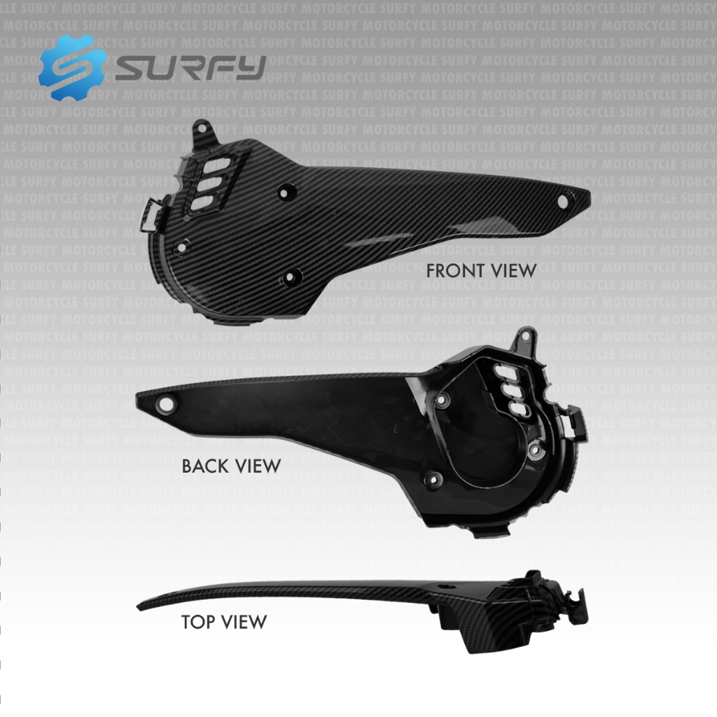 Honda ADV 160 PCX 160 CVT Cover 6D Carbon Design And Clear Easy Isntall ...
