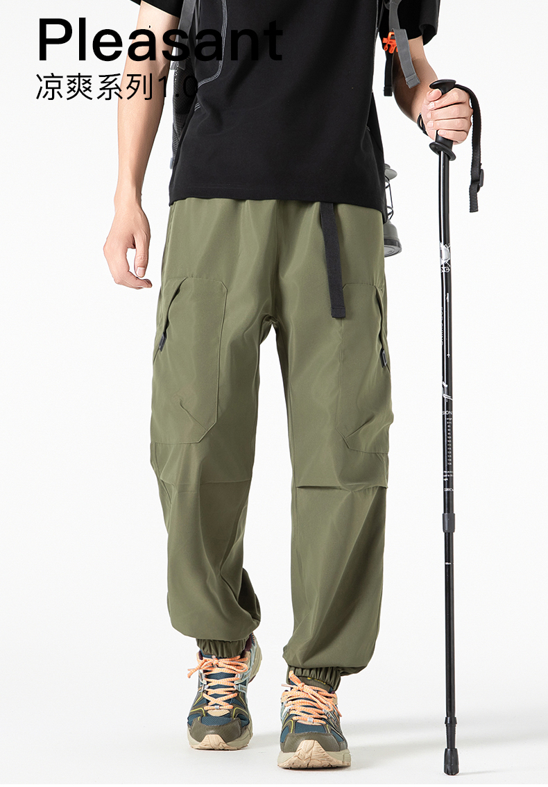 [COD & Ready Stock]Men's Korean Multi-pocket Cargo Jogger Pants Casual ...