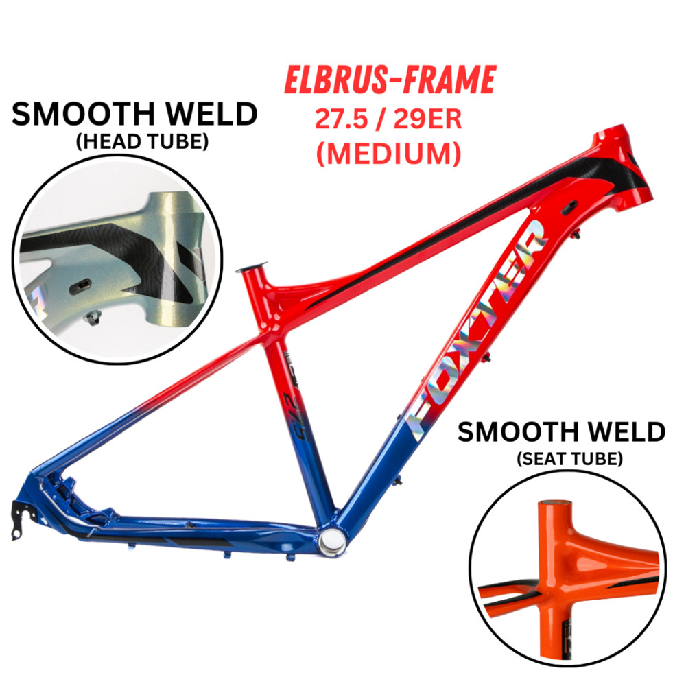 FOXTER Mountain Bike Frame High Alloy Heavy Duty Bicycle Frame 27.5 and ...