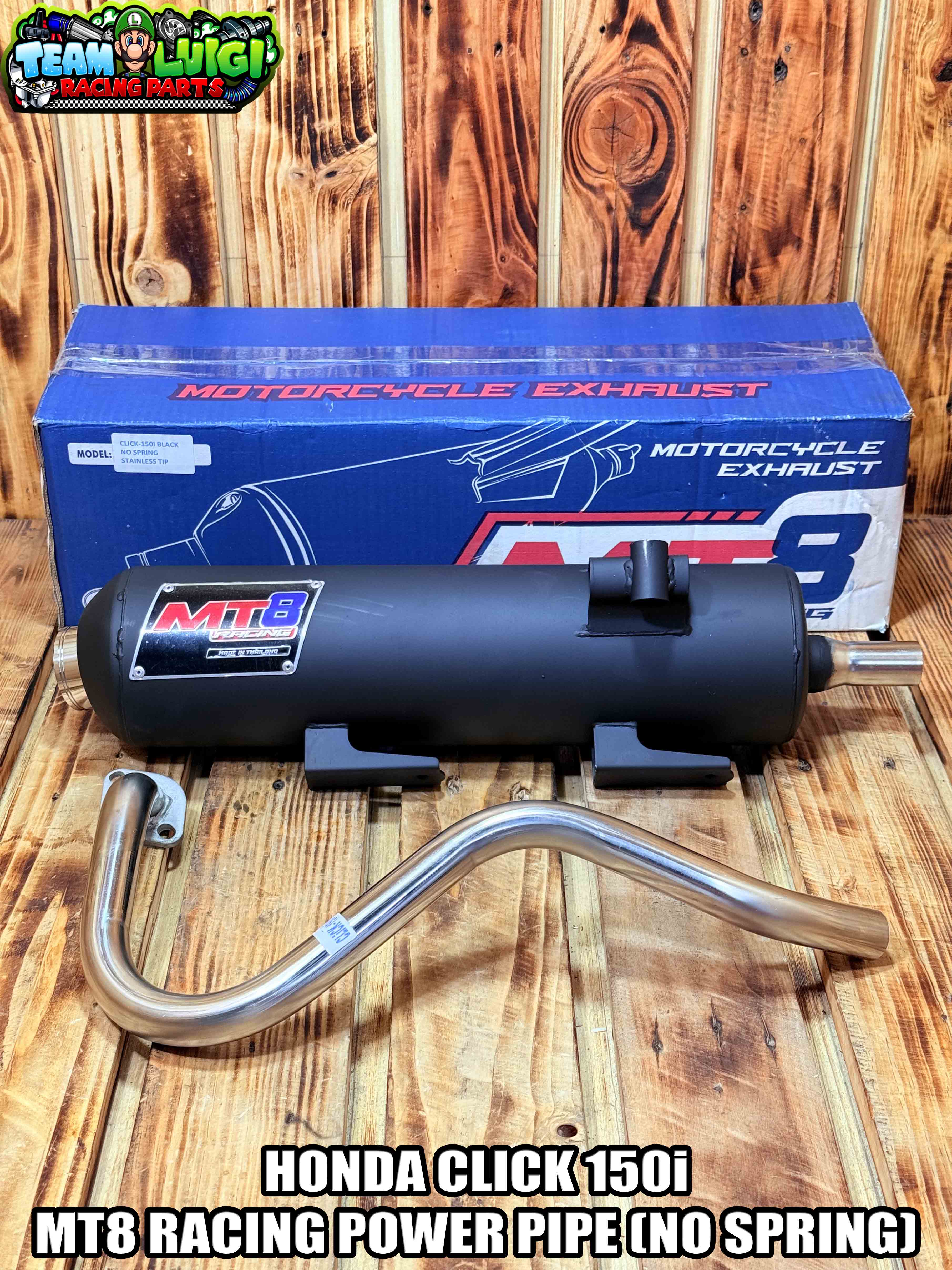 MT8 POWER PIPE MIO I 125 M3, CLICK 150, MIO SPORTY, NMAX V1, PCX 160 ...