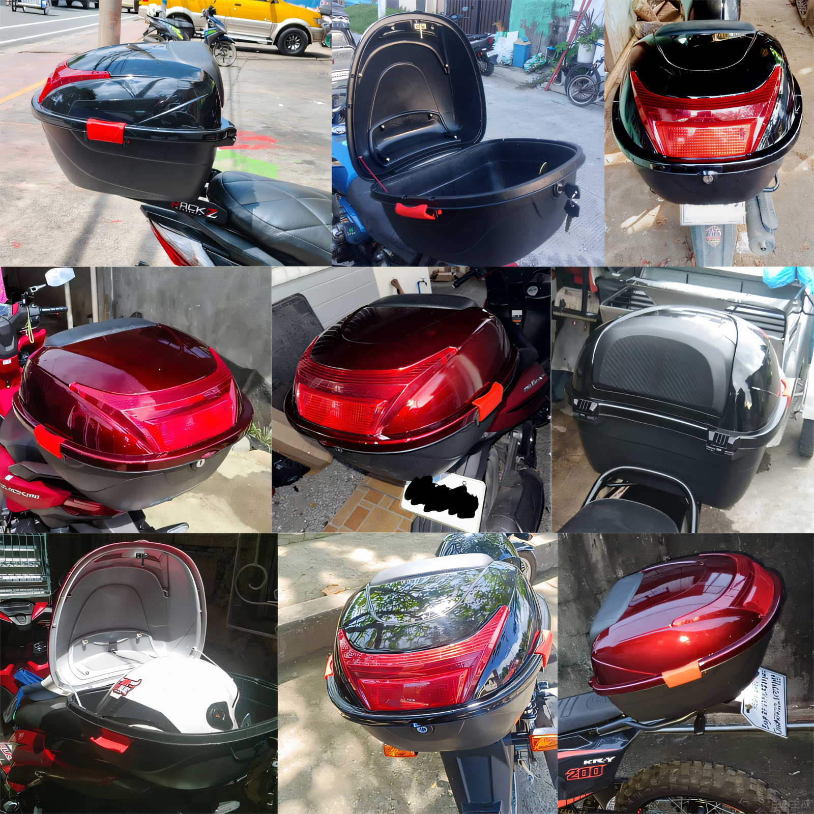 Motorcycle Trunk Box 40L Compartment General Storage Box Givi box motor ...