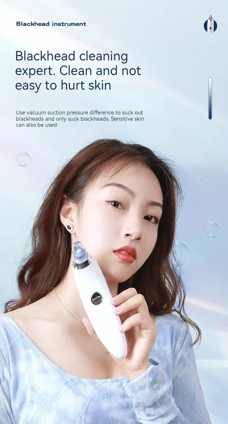 Professional Electric Pore Cleaner Blackhead Remover Vacuum for Oily ...