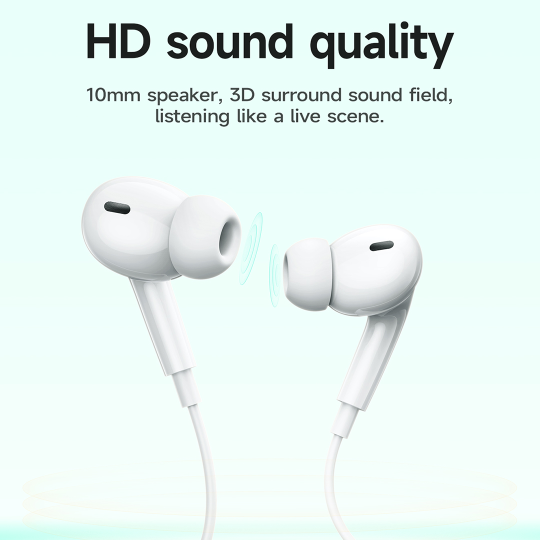 Hoco M101 Pro 3.5mm Wired Earphone | HD Microphone | 10mm Moving Coil ...