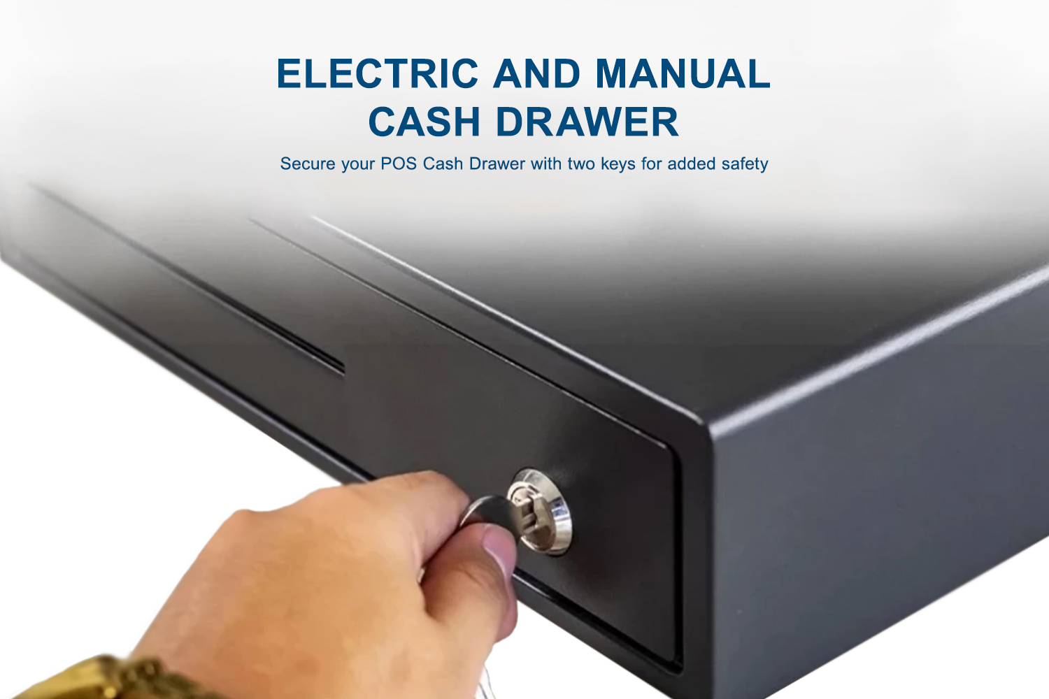 POS Cash Box Electronic storage 5 grid 4 grid manual automatic cash ...