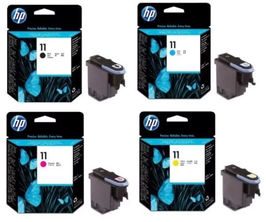 HP 11 Printhead Black Cyan Yellow Magenta (C4810A) | Shopee Philippines