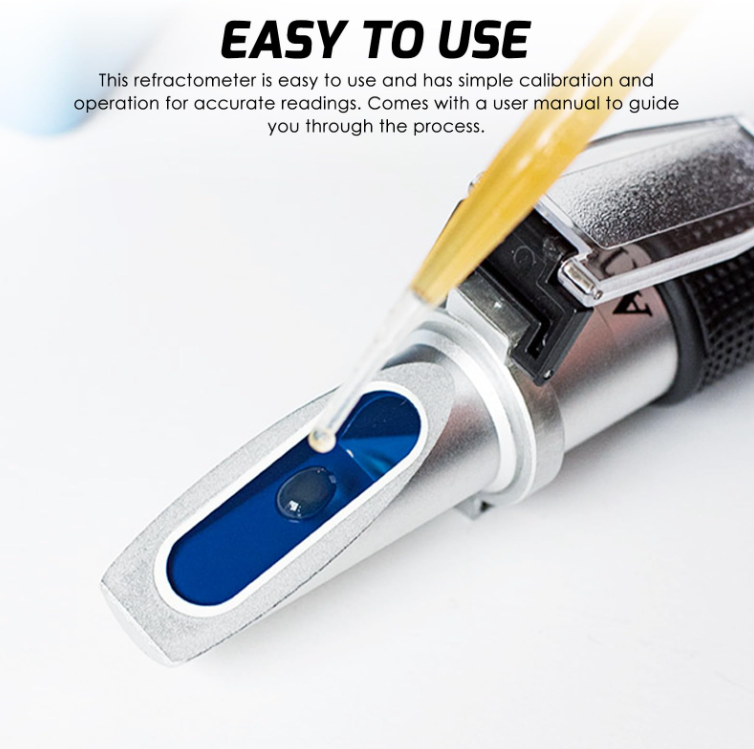 BT- Alcohol Refractometer, Alcohol Volume Meter of 0-80% Volume Percent ...