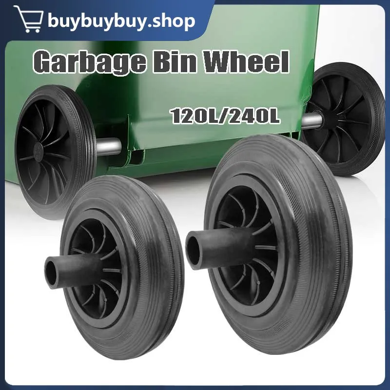Universal Rubber Trash Can Wheels Trash Bin Wheel Garbage Bin Wheel For ...