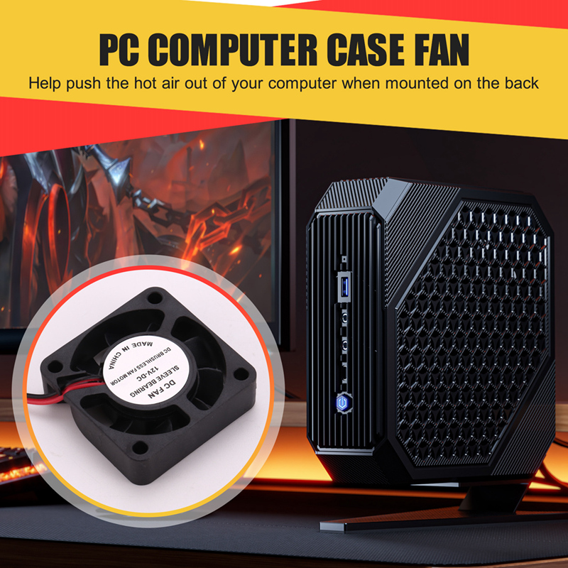 40mm x 40mm x 10mm 4010 9 Blade Brushless DC 12V Cooling Fan | Shopee ...