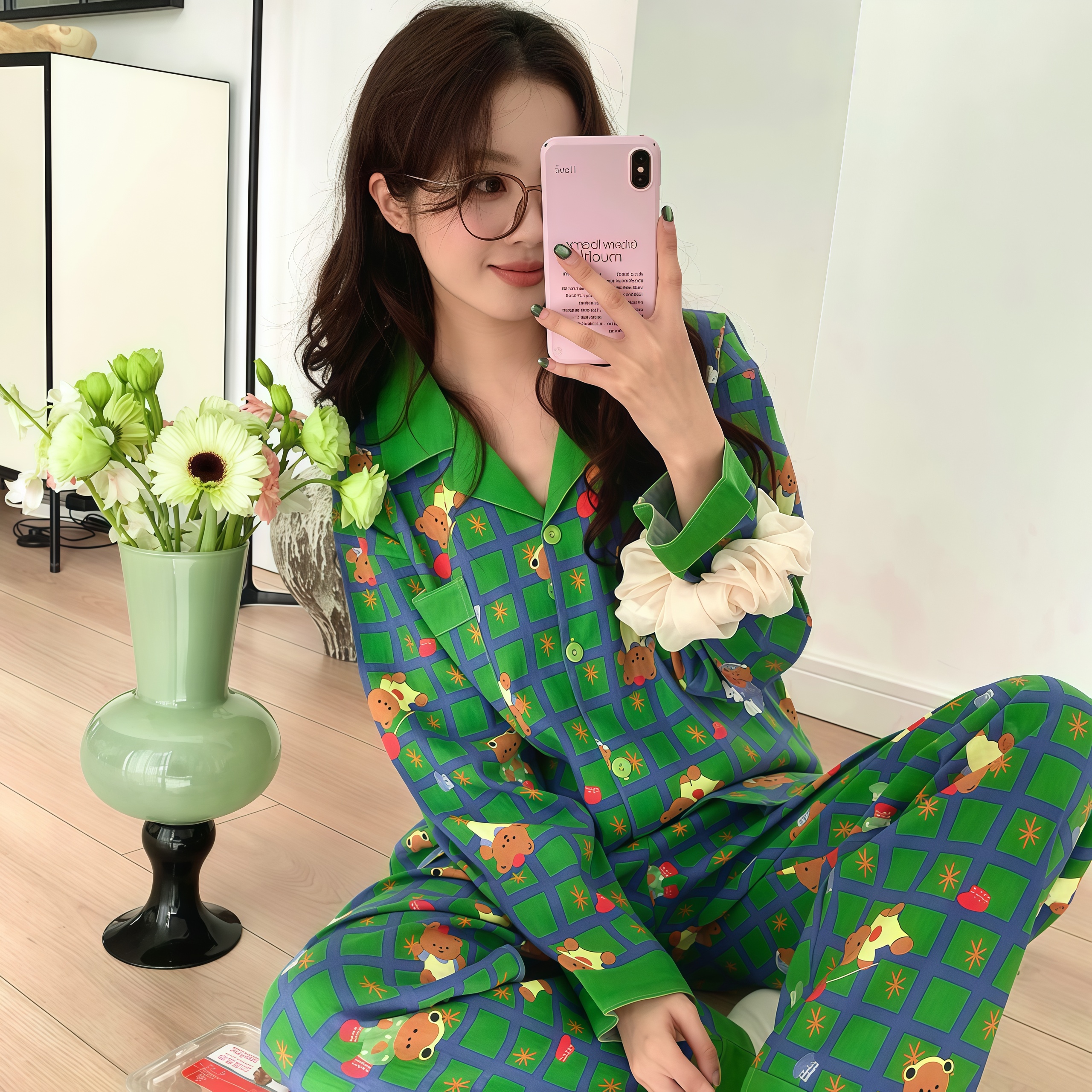 Bestselling Christmas Cartoon Bear Pajama Set, Soft & Skin-Friendly ...