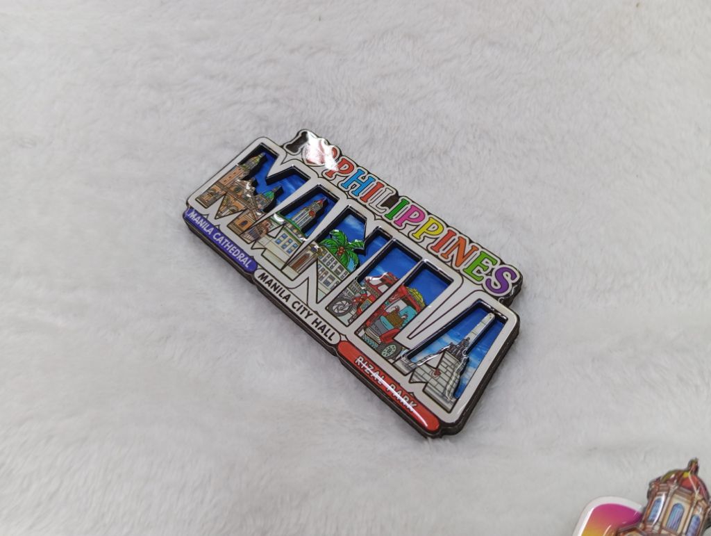 Manila Wooden Ref Magnet Souvenir Collection Colorful Manila Souvenirs ...
