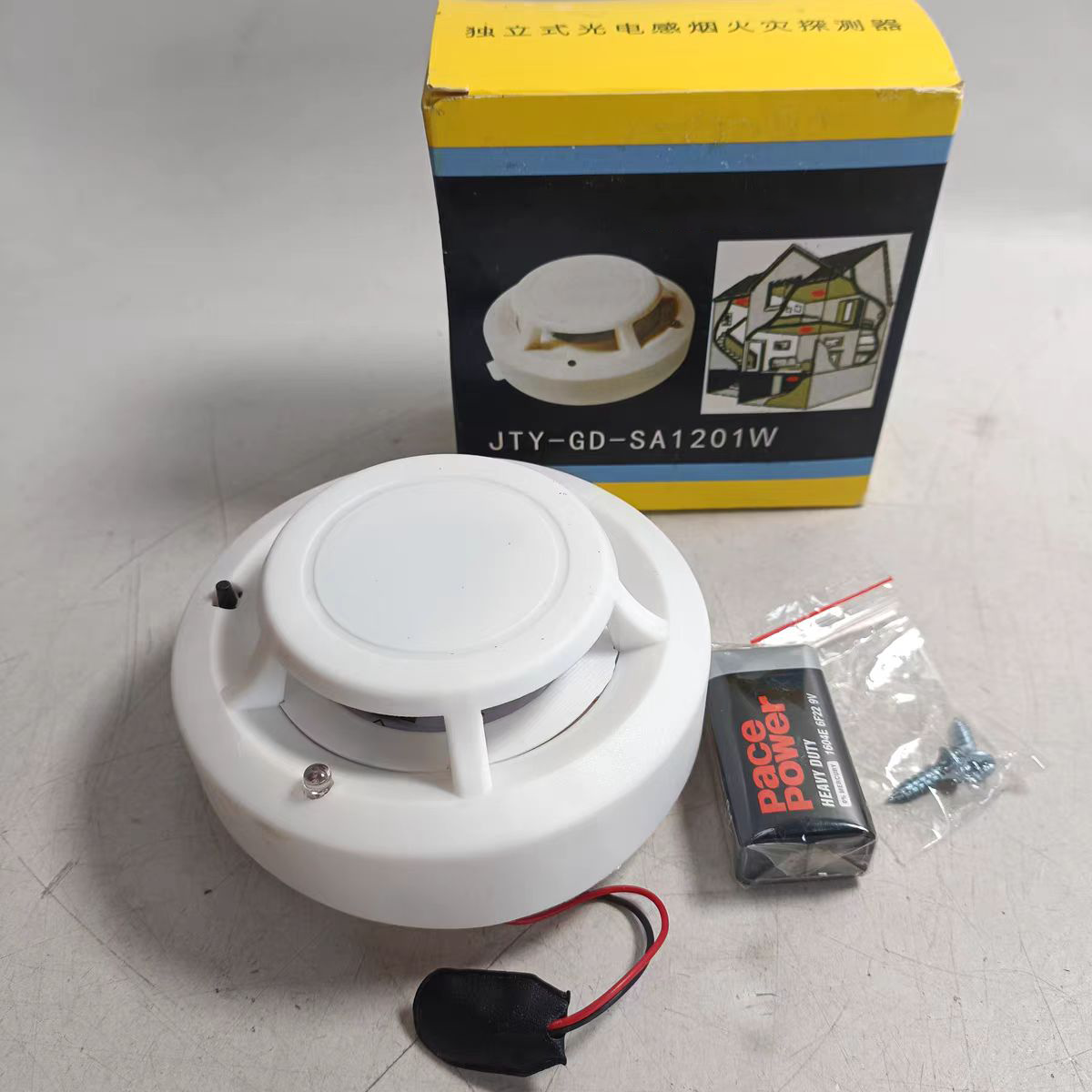 Wireless smoke alarm home fire safety high sensitivity smoke detector ...
