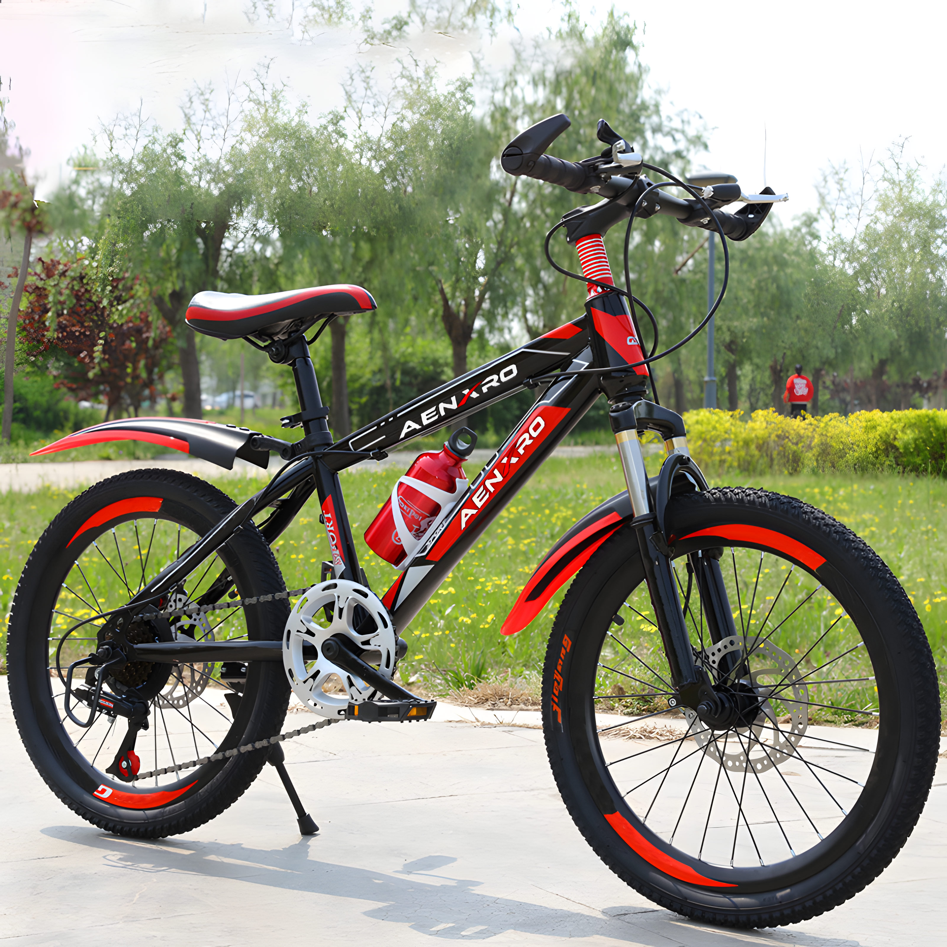 AENXRD Japanese mountain bike 20-inch bicycle disc brake 7 speed ...