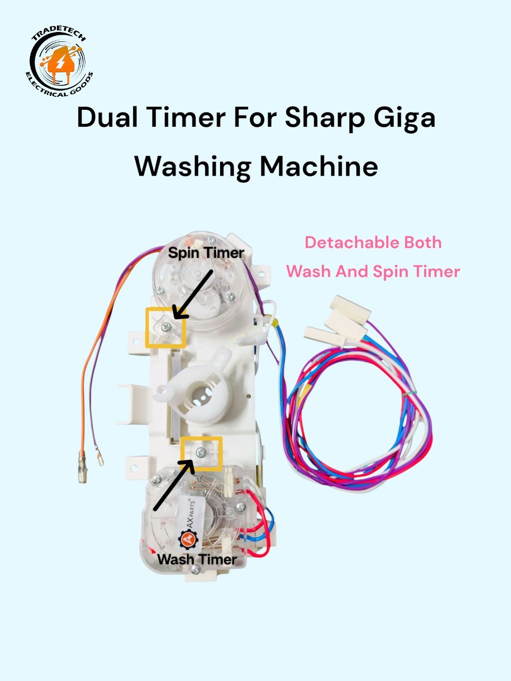 Dual Timer For Sharp Giga Washing Machine | Shopee Philippines