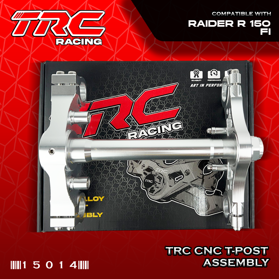 TRC RACING CNC TPOST ASSEMBLY FOR RAIDER R150 FI 15014 | Shopee Philippines