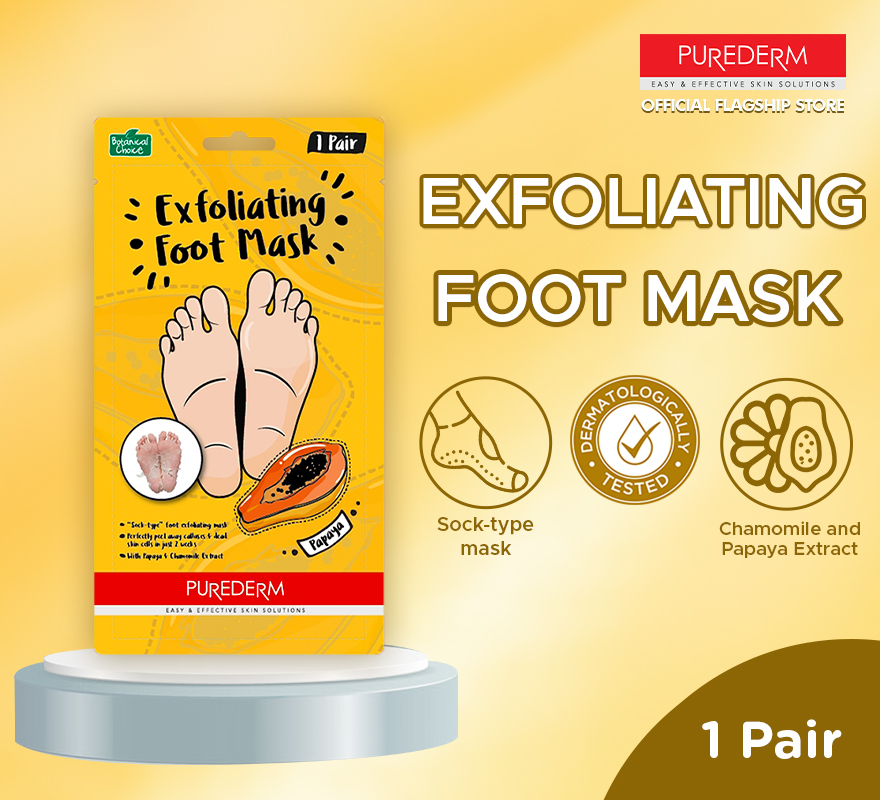 Purederm Exfoliating Foot Mask 1 Pair | Shopee Philippines