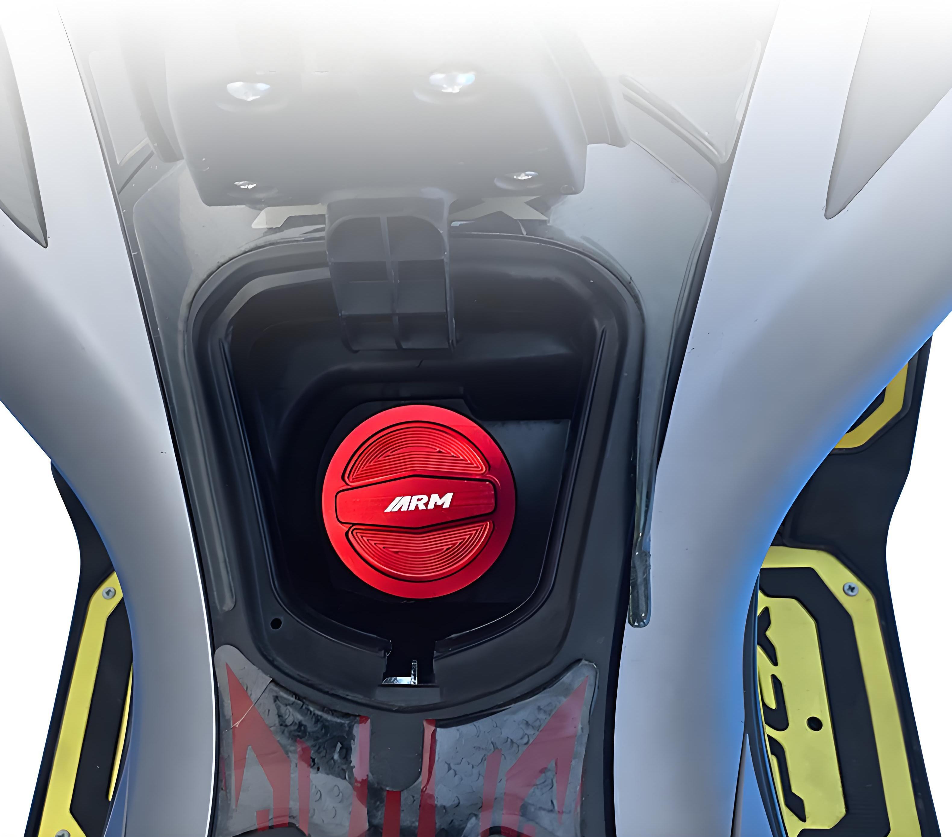 Motorcycle Arm Gas Tank Cap Cover CNC Aluminum Arumi Fuel Tank Cap For ...