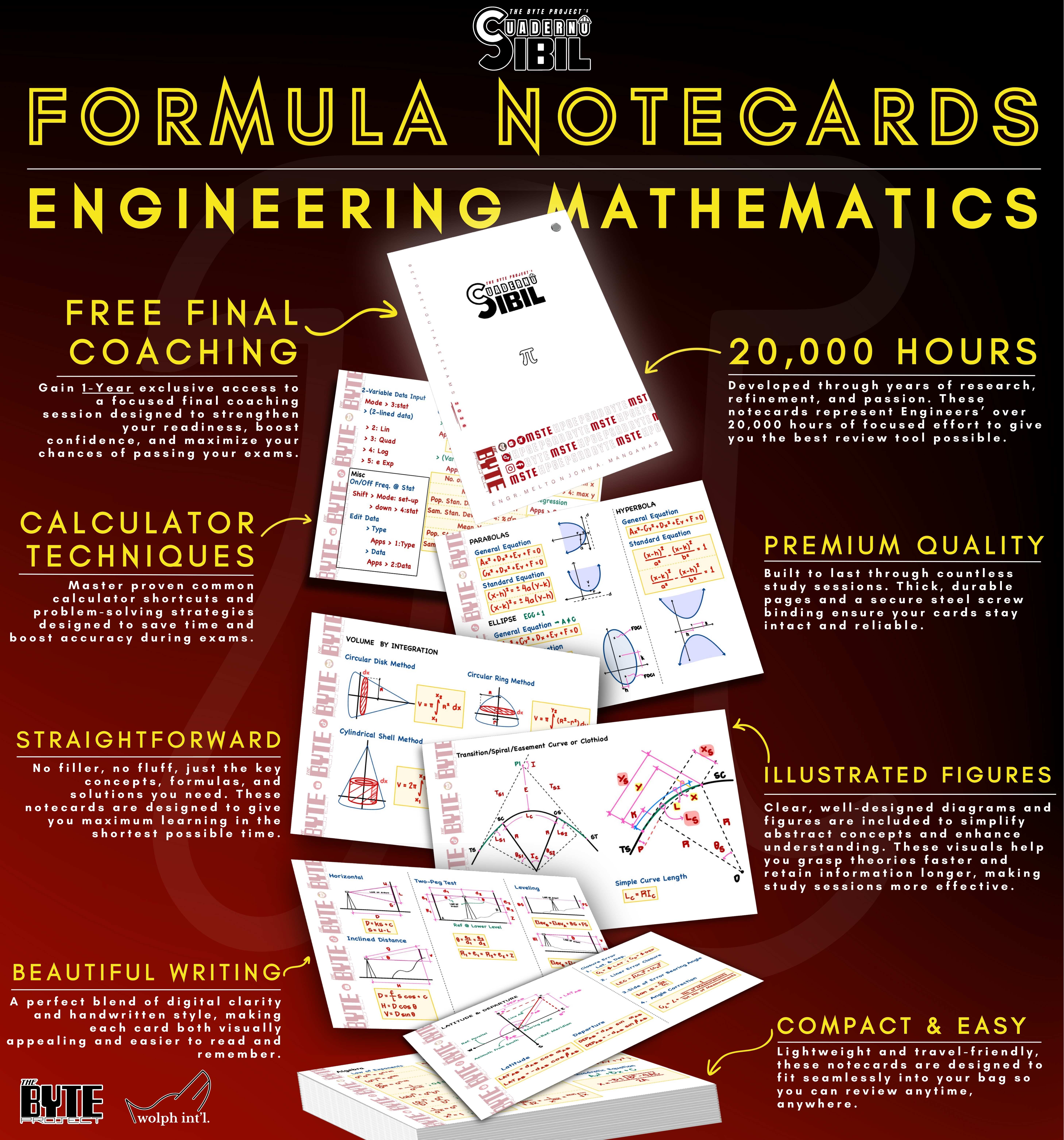 CIVIL ENGINEERING FORMULA (w/ Free Coaching & Files) | Cuaderno Sibil ...