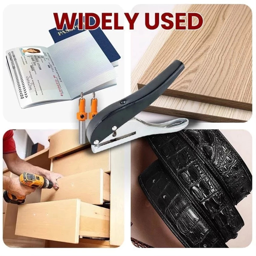 Edge Banding Punching Pliers Hole Aperture Card Corner Round Puncher ...