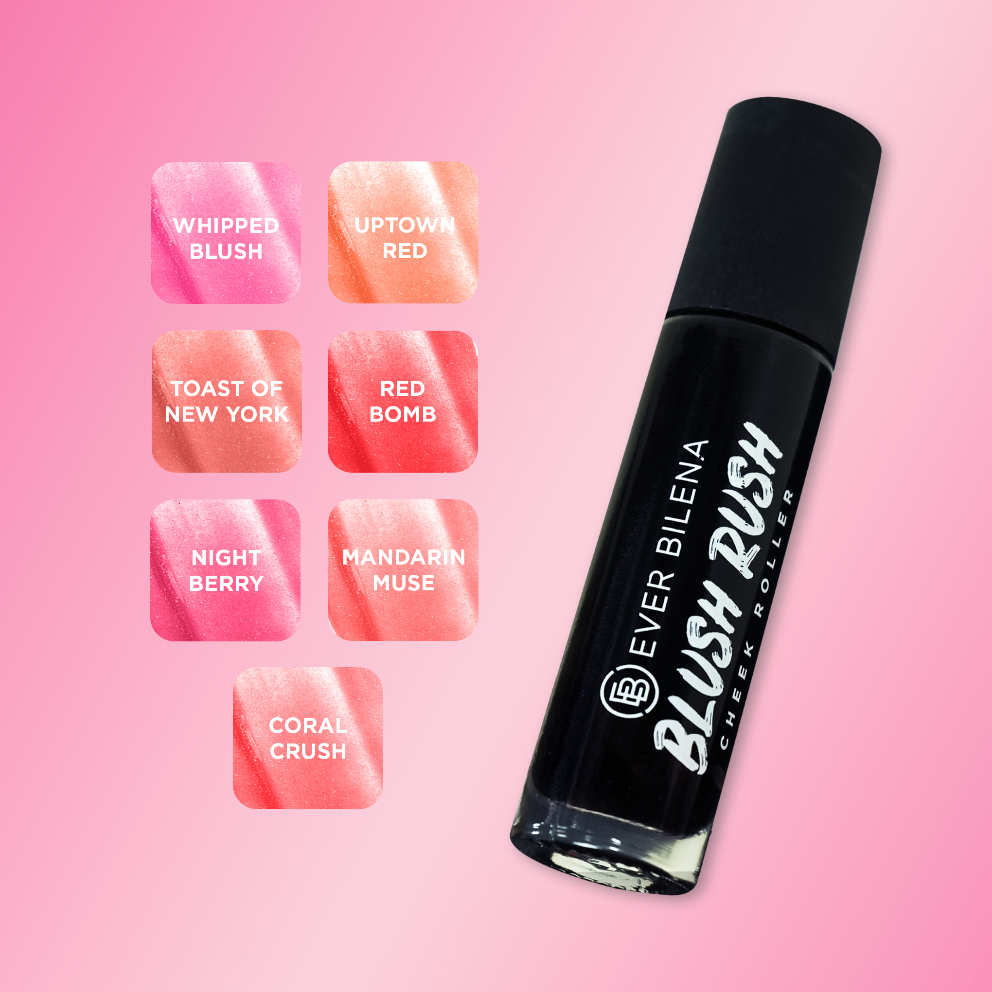 EB Blush Rush Cheek Roller [Lip tint, Cheek Tint, Multi use, Makeup ...