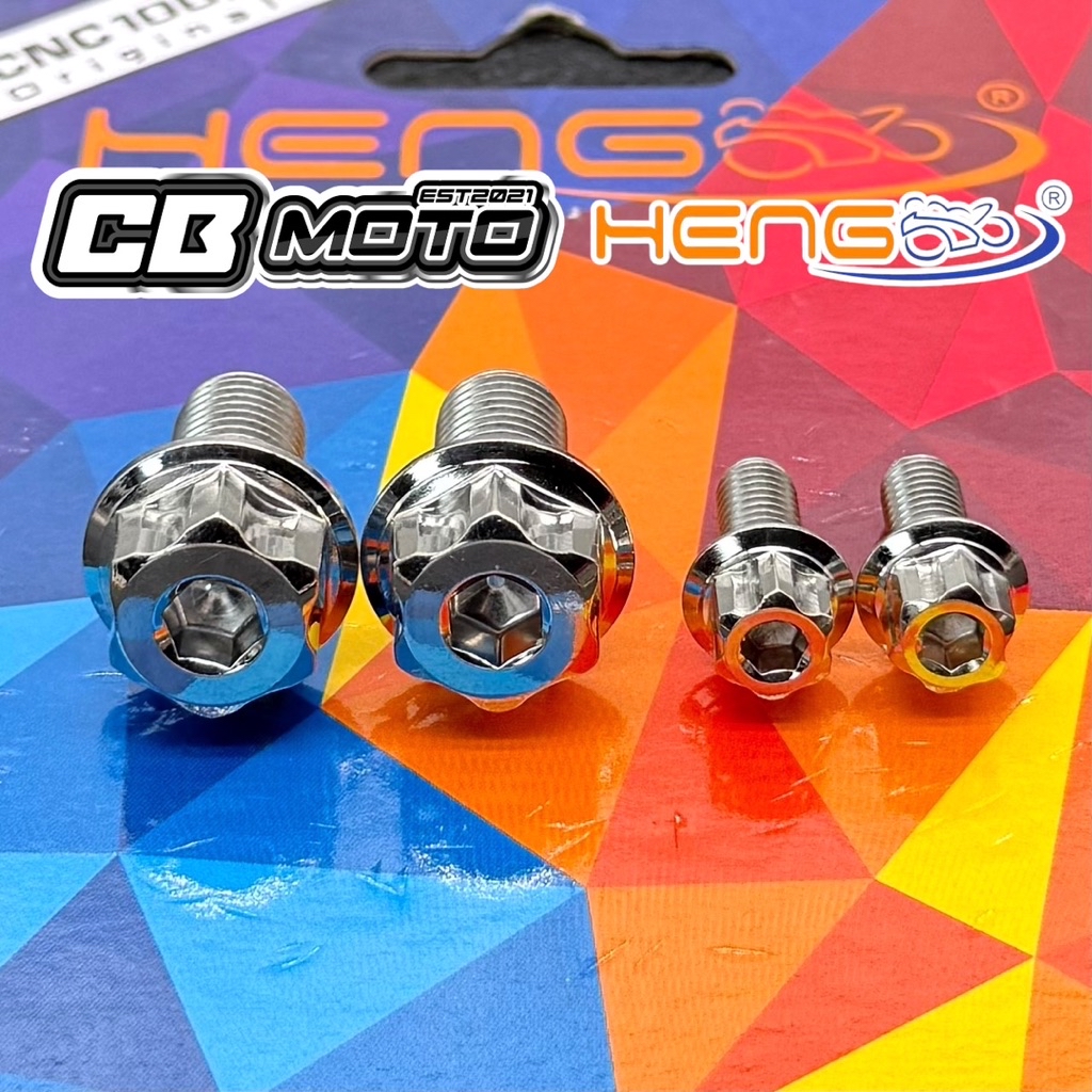 HENG / SC SIAM FRONT CALIPER BOLTS & WIRE BOLTS FOR XMAX 300 NMAX ...