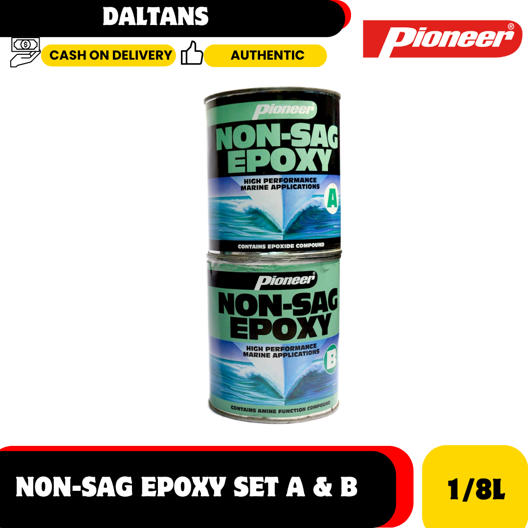 PIONEER NON-SAG EPOXY SET A & B 170g + 165g 1/8L | Shopee Philippines