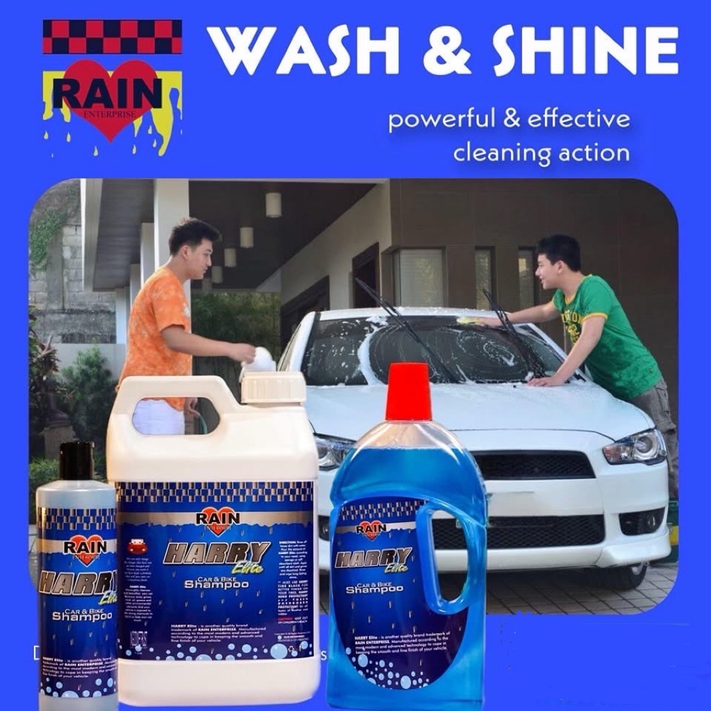 Rain Harry Elite Car and Bike Shampoo 500ml | Shopee Philippines