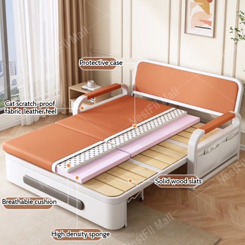 NestFil Sofa Bed Dual-purpose Folding Sofa Bed Telescopic telescopic ...