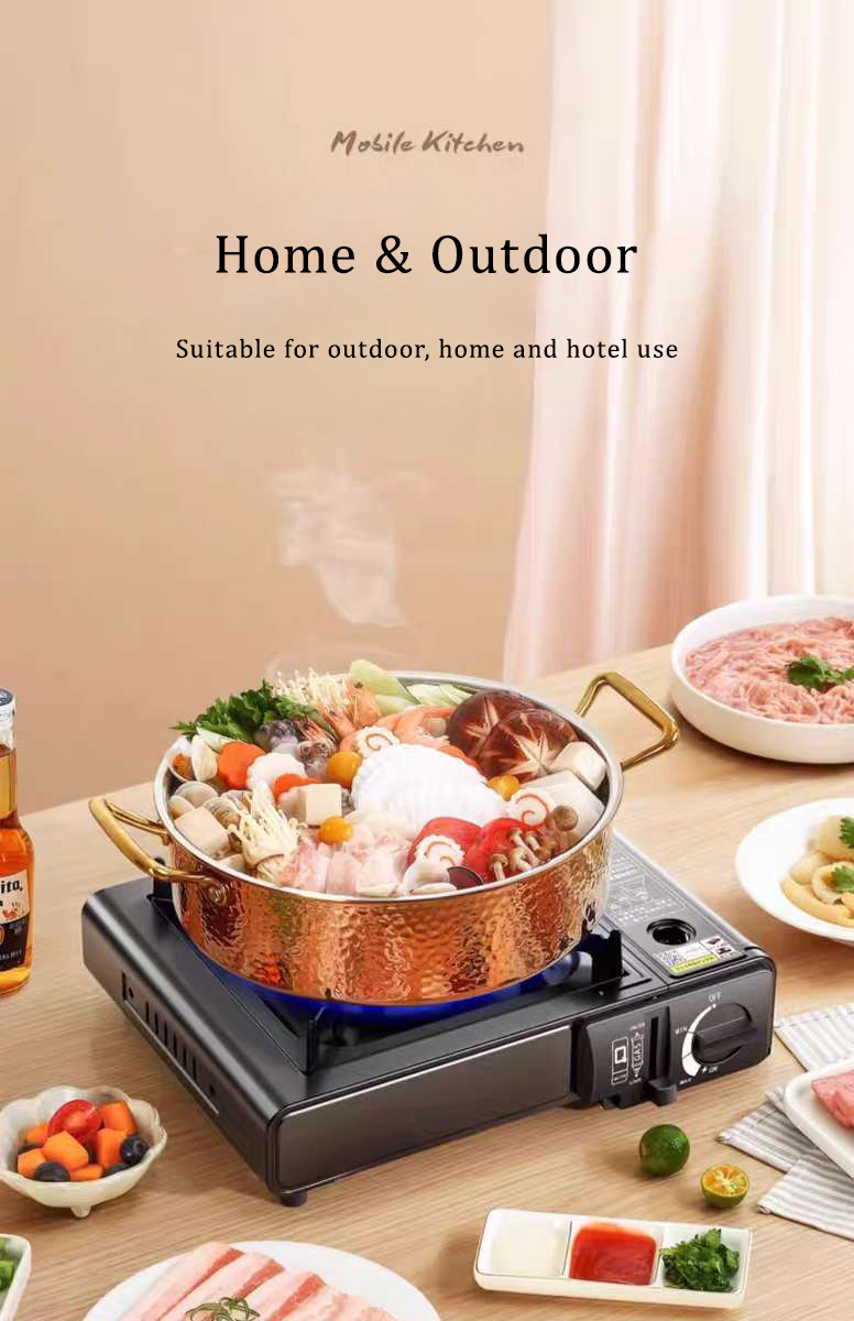portable barbecue grill butane gas stove mini camping stove | Shopee ...