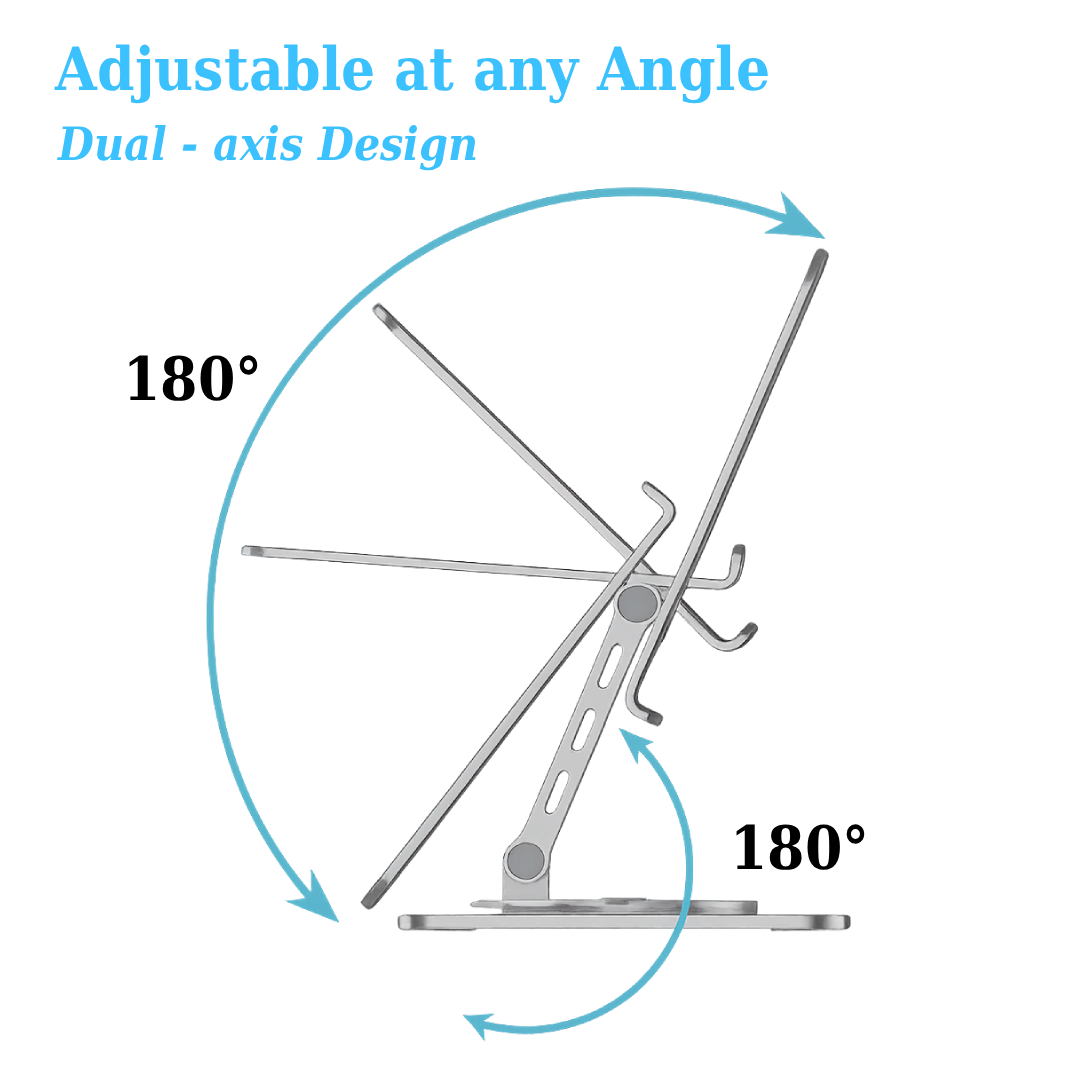 NeePho NP-T5 Laptop Stand 360° Rotating Holder Anti-slip Adjustable ...