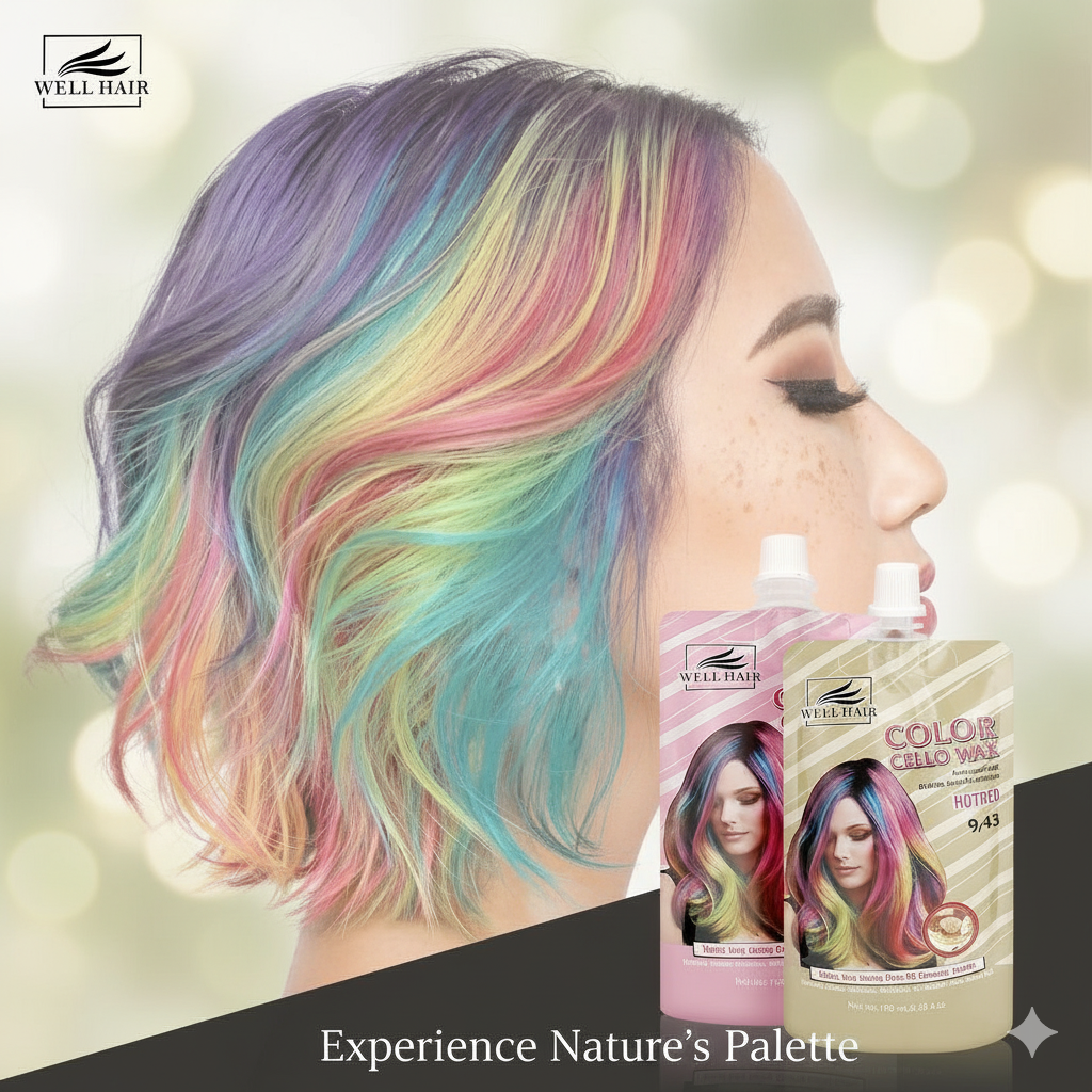 3 PCS Well hair cellowax hair color 100ml (EXPIRATION: SEPT 8, 2025 ...