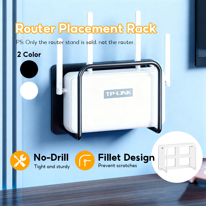 Rack Mounted Router WiFi Storage Box Wall Mounted Rack Router Placement ...