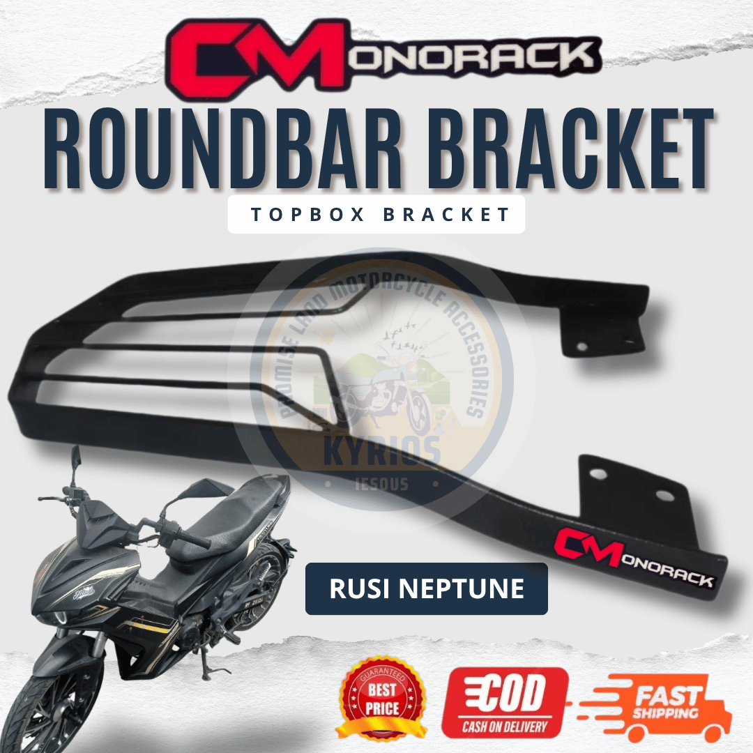 Round Bar CM Monorack Bracket for Rusi Neptune | Shopee Philippines
