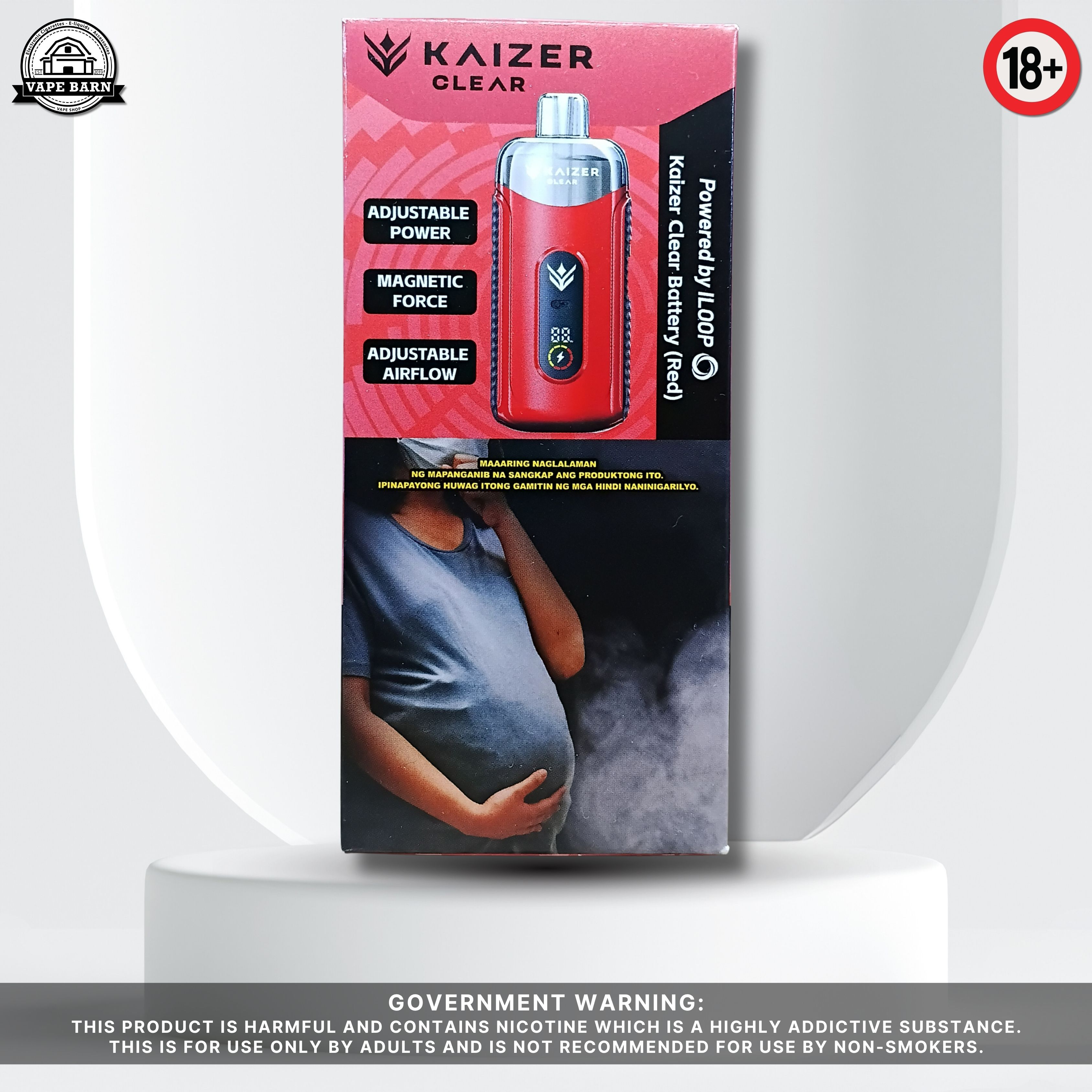 KAIZER Clear Battery (Adjustable Power, Magnetic Force, Adjustable ...