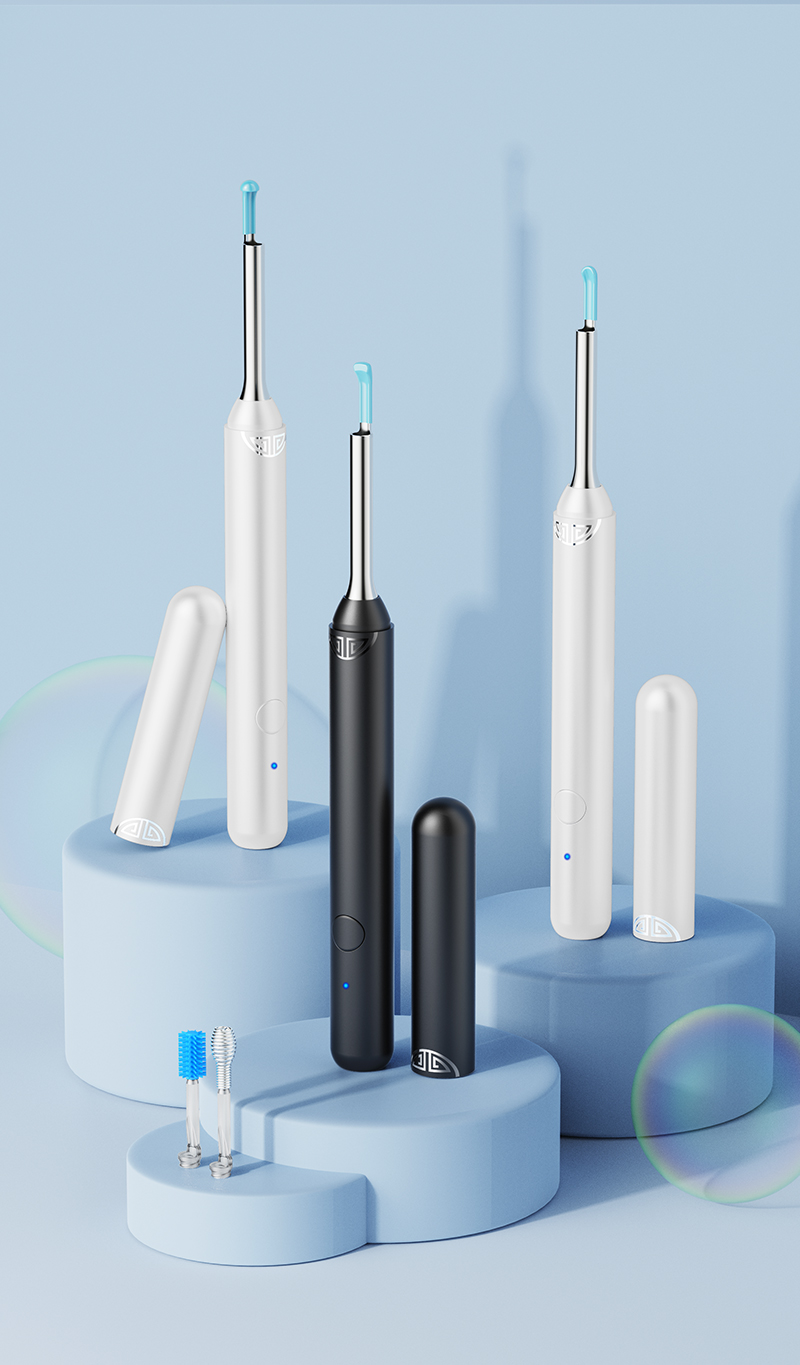 Wireless Smart Visual Ear Cleaner Safe and waterproof Otoscope Earwax ...
