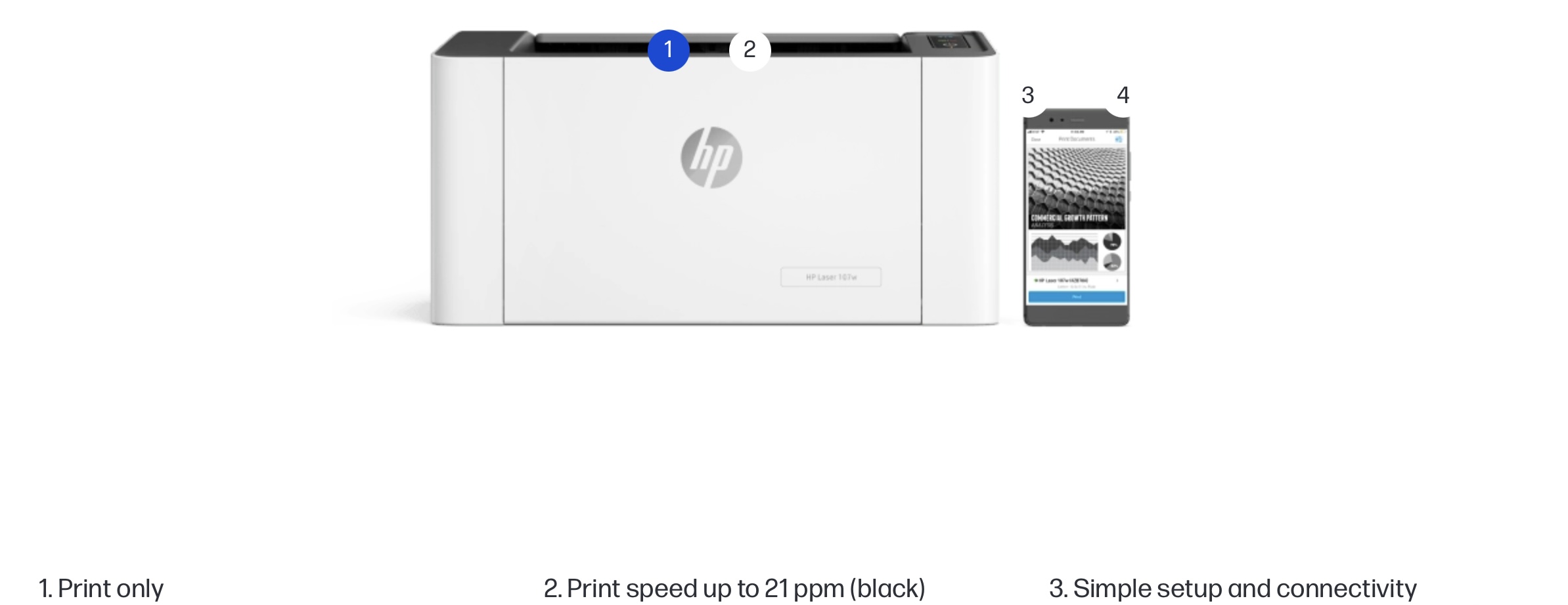 HP Laserjet 108A Monochrome Printer | Shopee Philippines