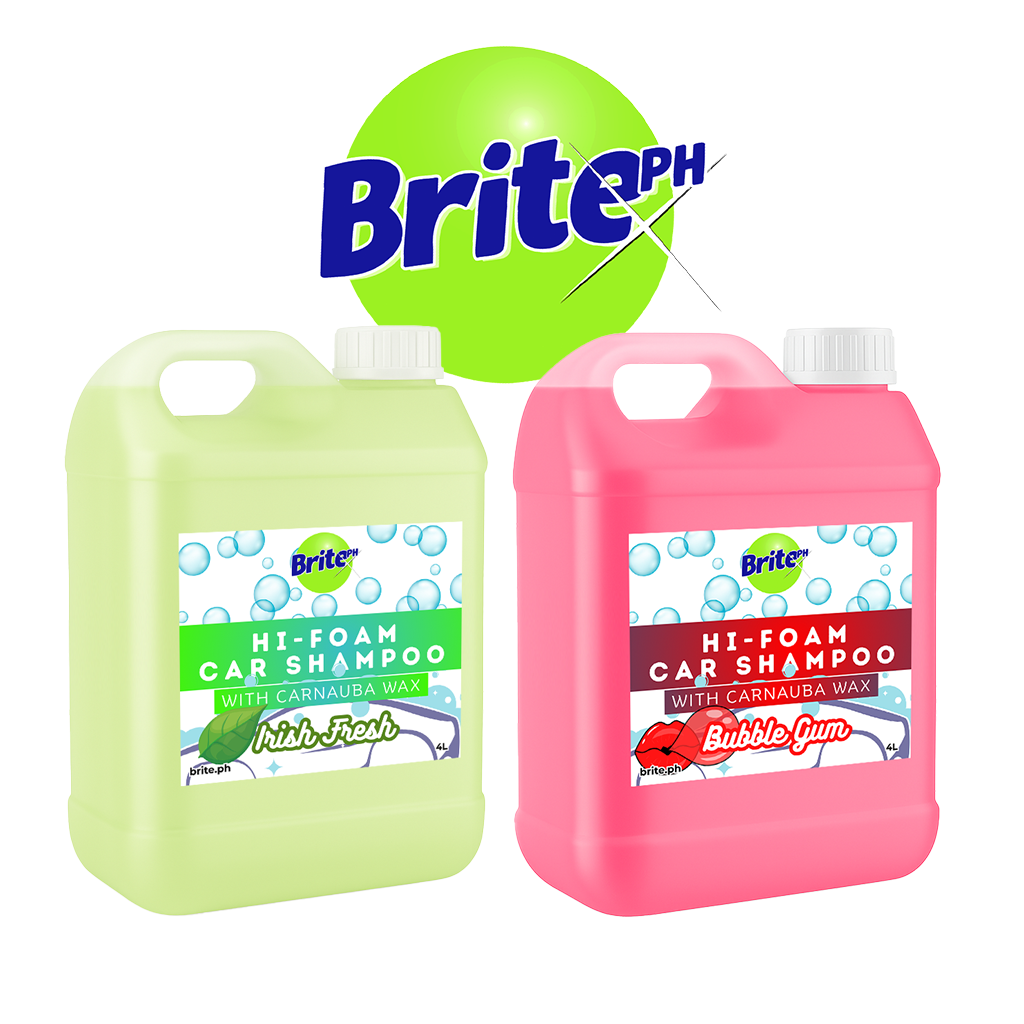 BritePH Car Shampoo (High-foaming w/ Carnauba Wax) | Shopee Philippines