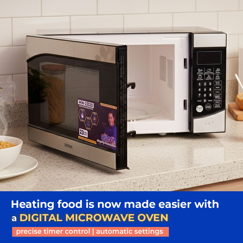 Astron MW-2332D Digital Microwave Oven | 23 Liters Capacity | 900 Watts ...