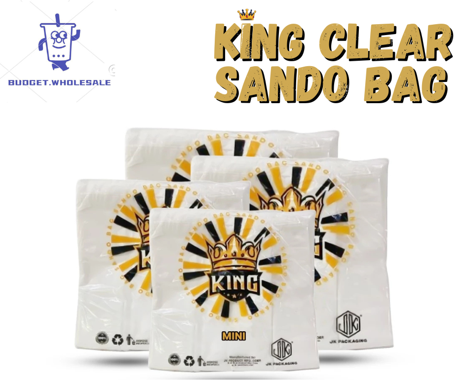 KING Clear Sando Platic Bag - Mini Tiny Medium Large | Shopee Philippines