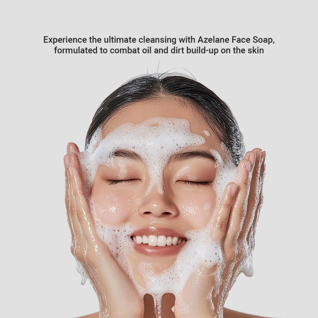 Azelane Face Soap 100g - Facial Soap for Acne-Prone Skin Non-Irritating ...