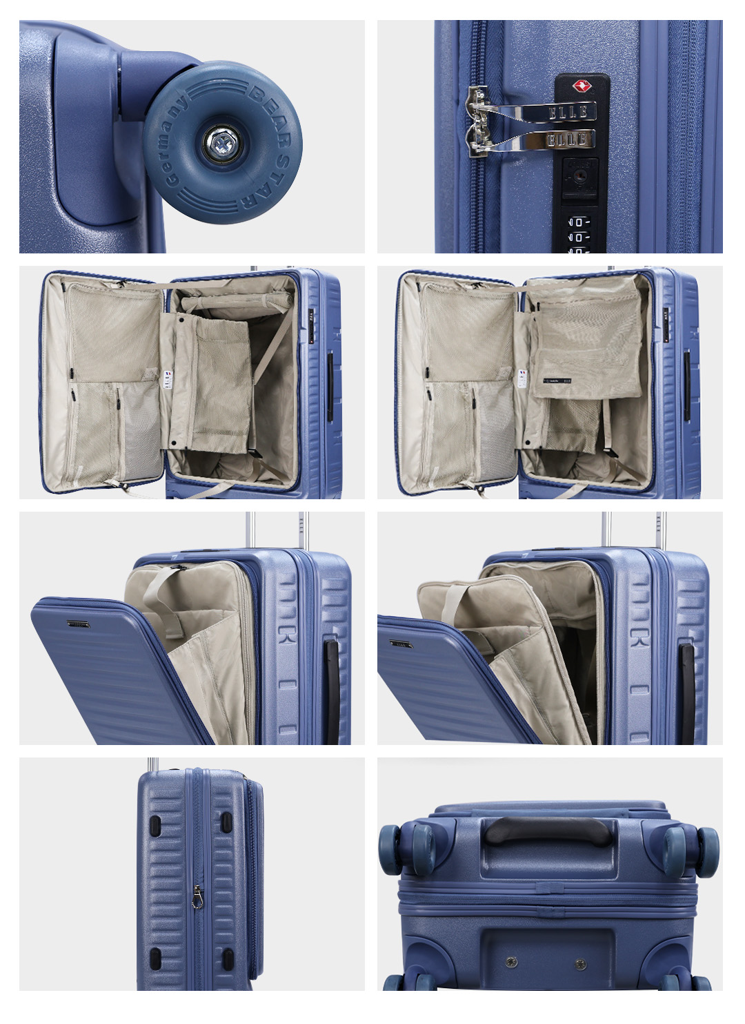 Elle Ripple ST 31280 8-Wheel Luggage | Shopee Philippines