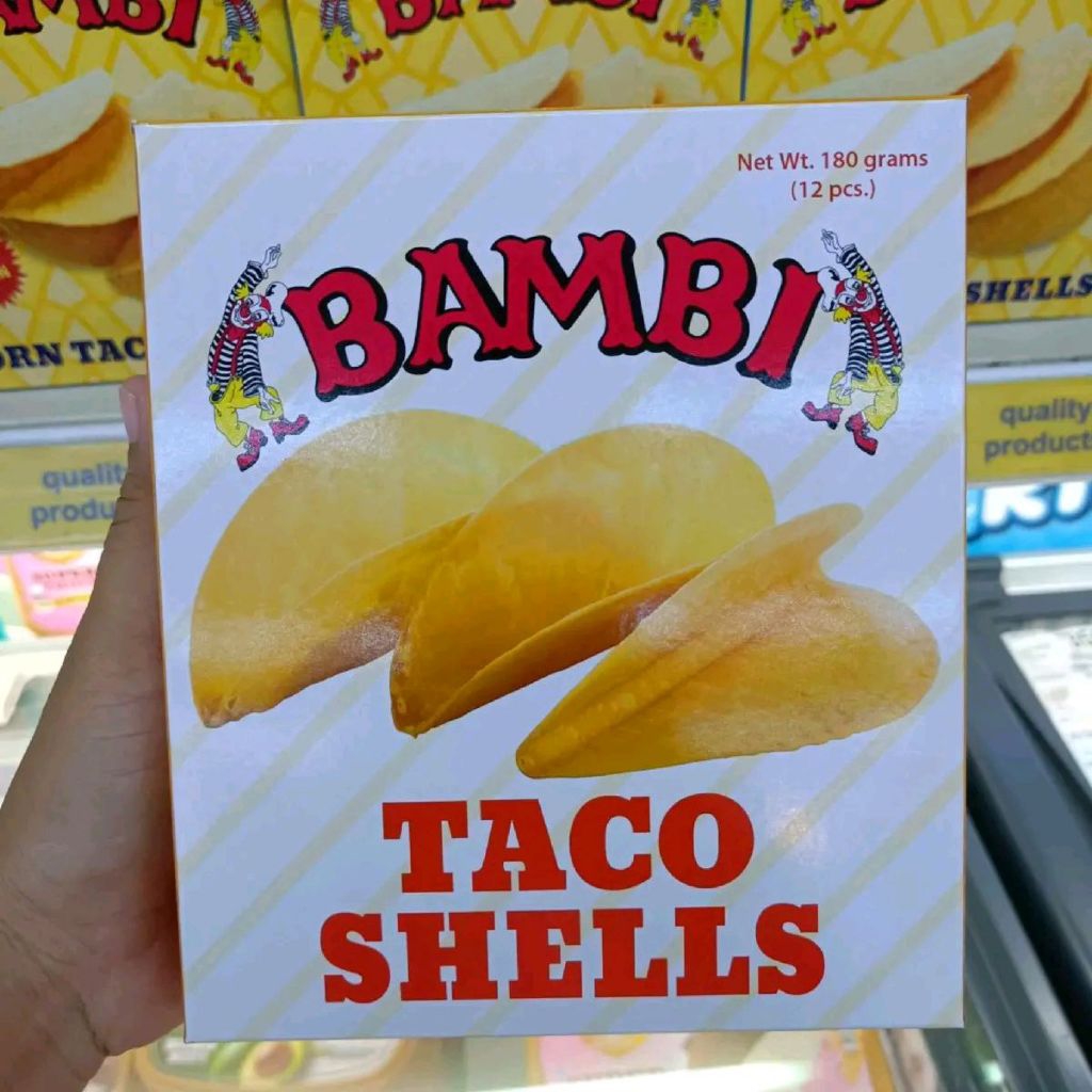 Bambi Taco Shell 12pcs 180g | Shopee Philippines