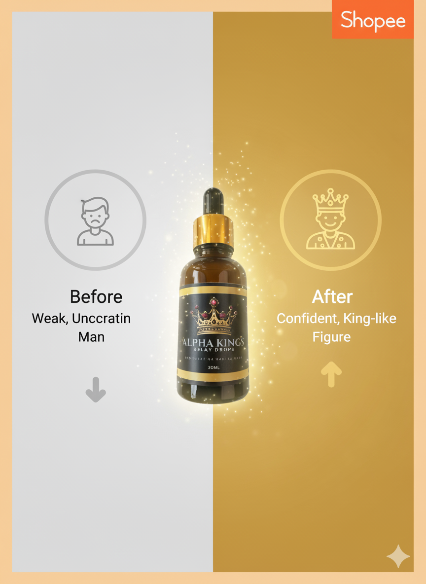 ALPHA KINGS Delay Drops | The King’s Choice for Confidence | Shopee ...