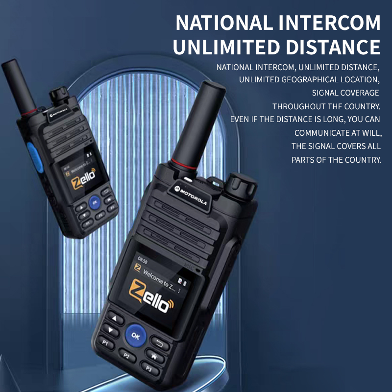 MOTOLOLA T88 Zello poc wireless remote walkie talkie sim handheld 4G ...